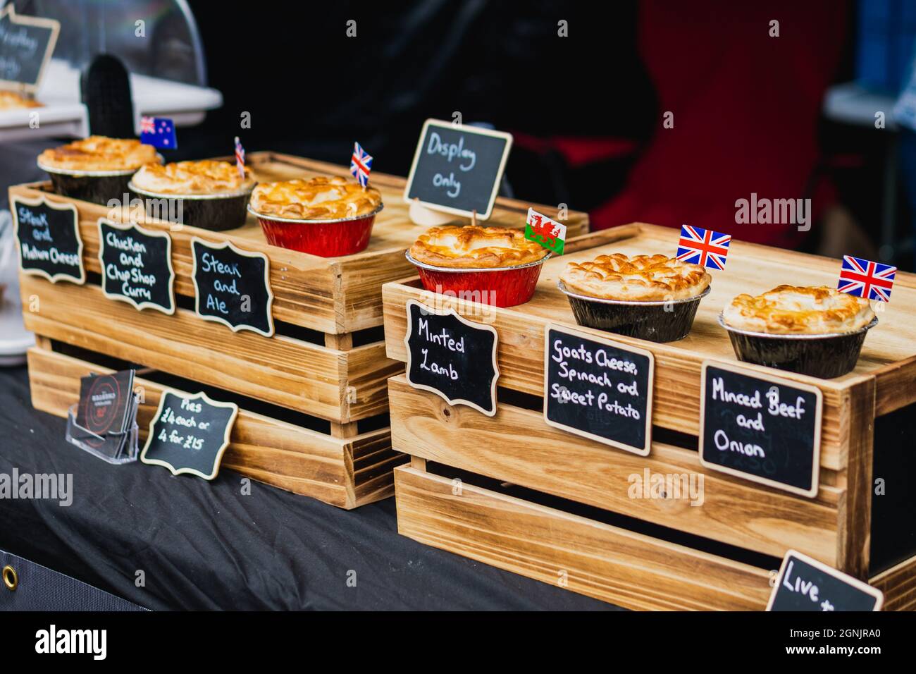 Pies selling hi-res stock photography and images - Alamy