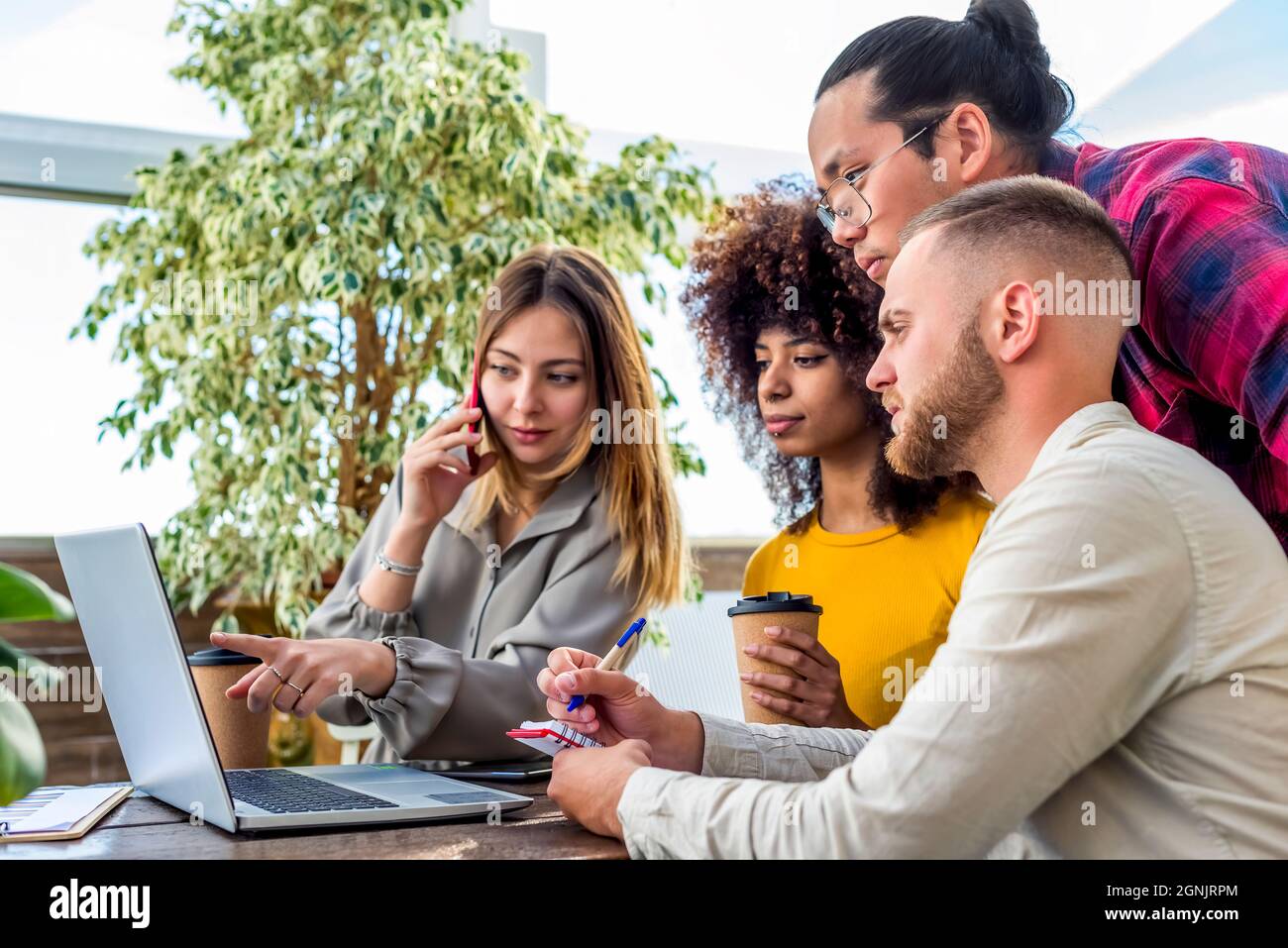 Serious brainstorming hi-res stock photography and images - Alamy