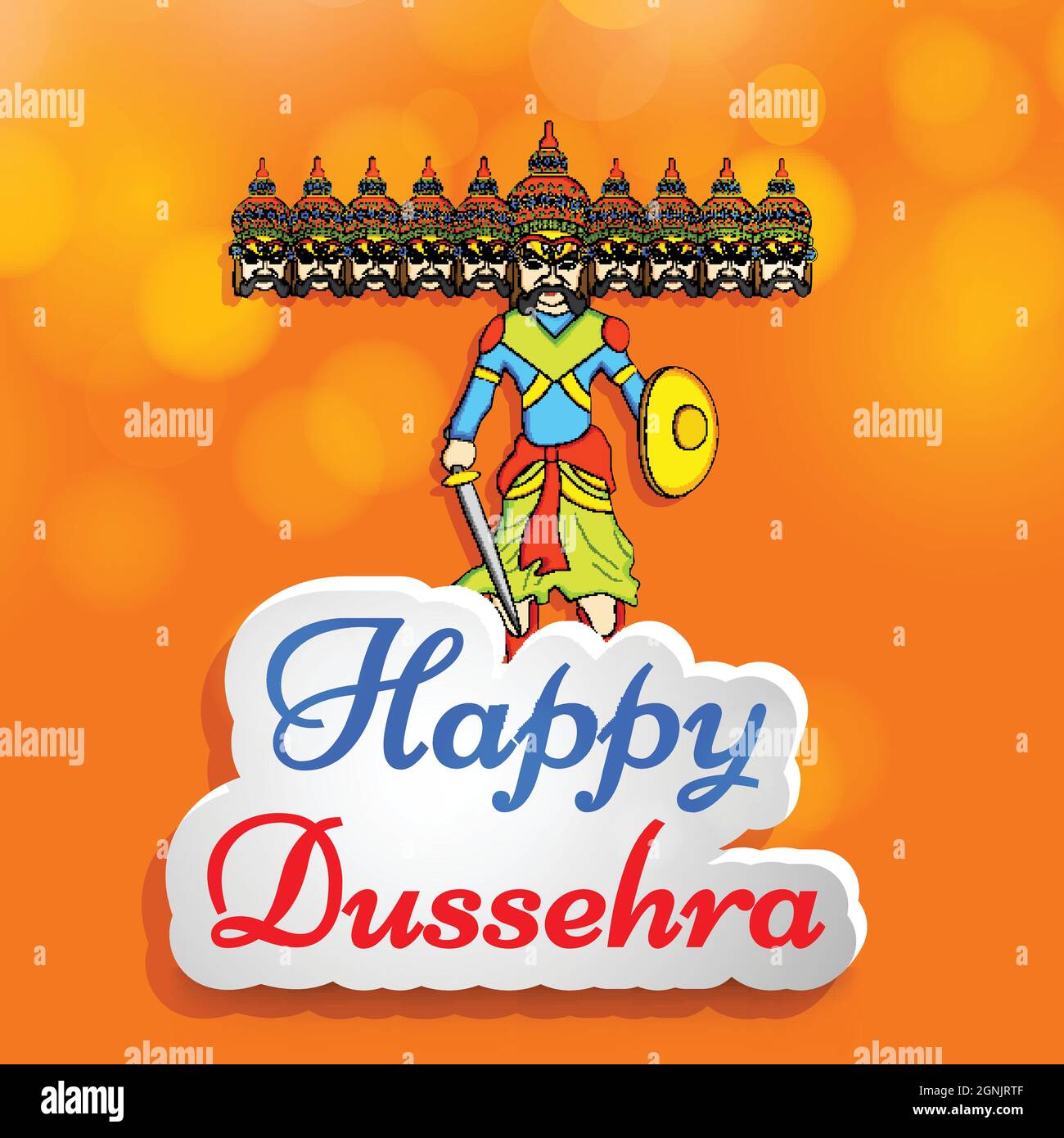 Dussehra Festival Hindu Background Stock Vector Image & Art - Alamy
