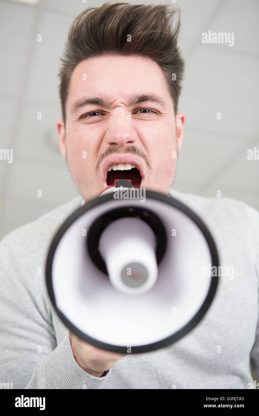 Unhappy voice hi-res stock photography and images - Alamy