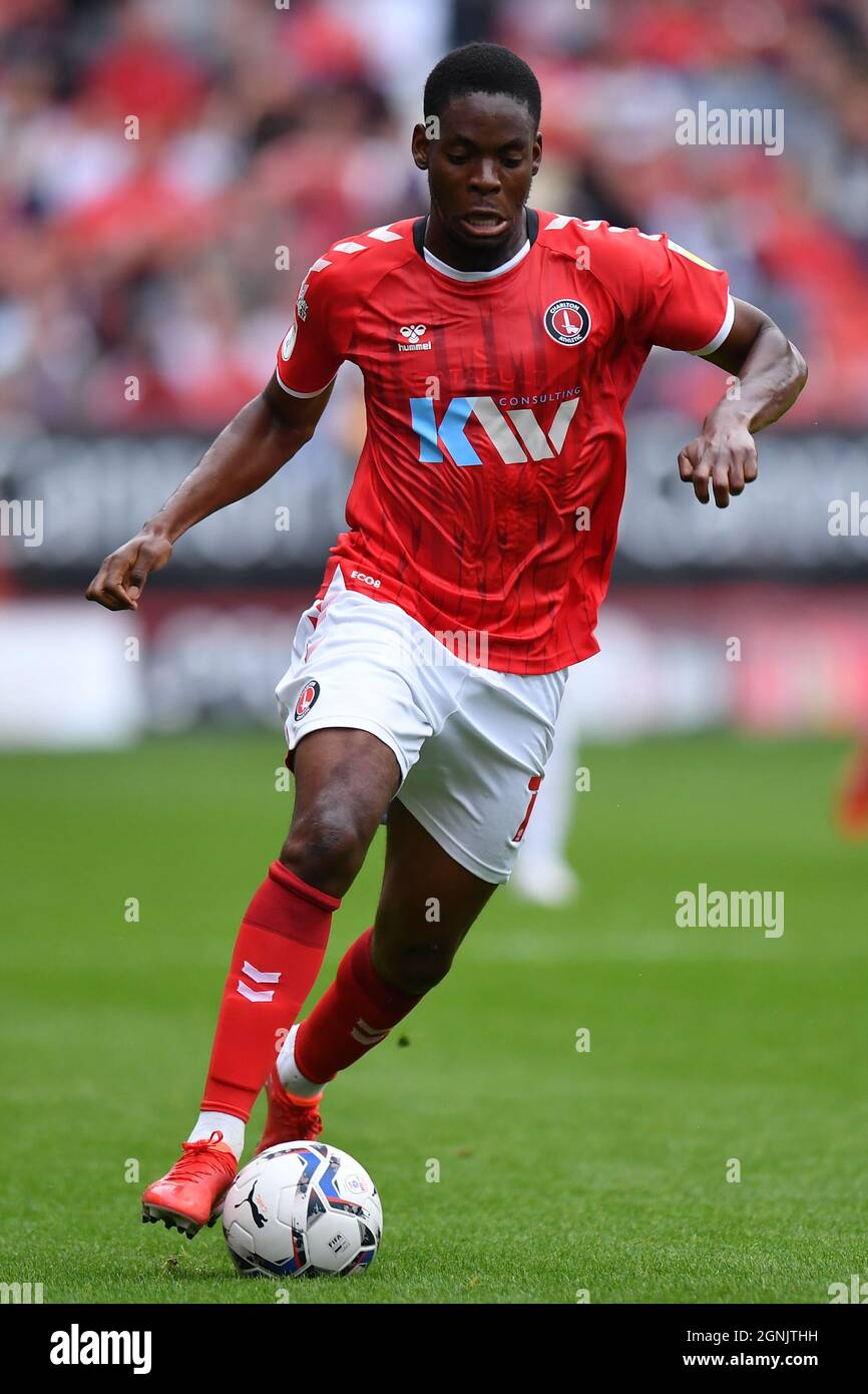 Charlton Athletic's Jonathan Leko during the Sky Bet League One match ...