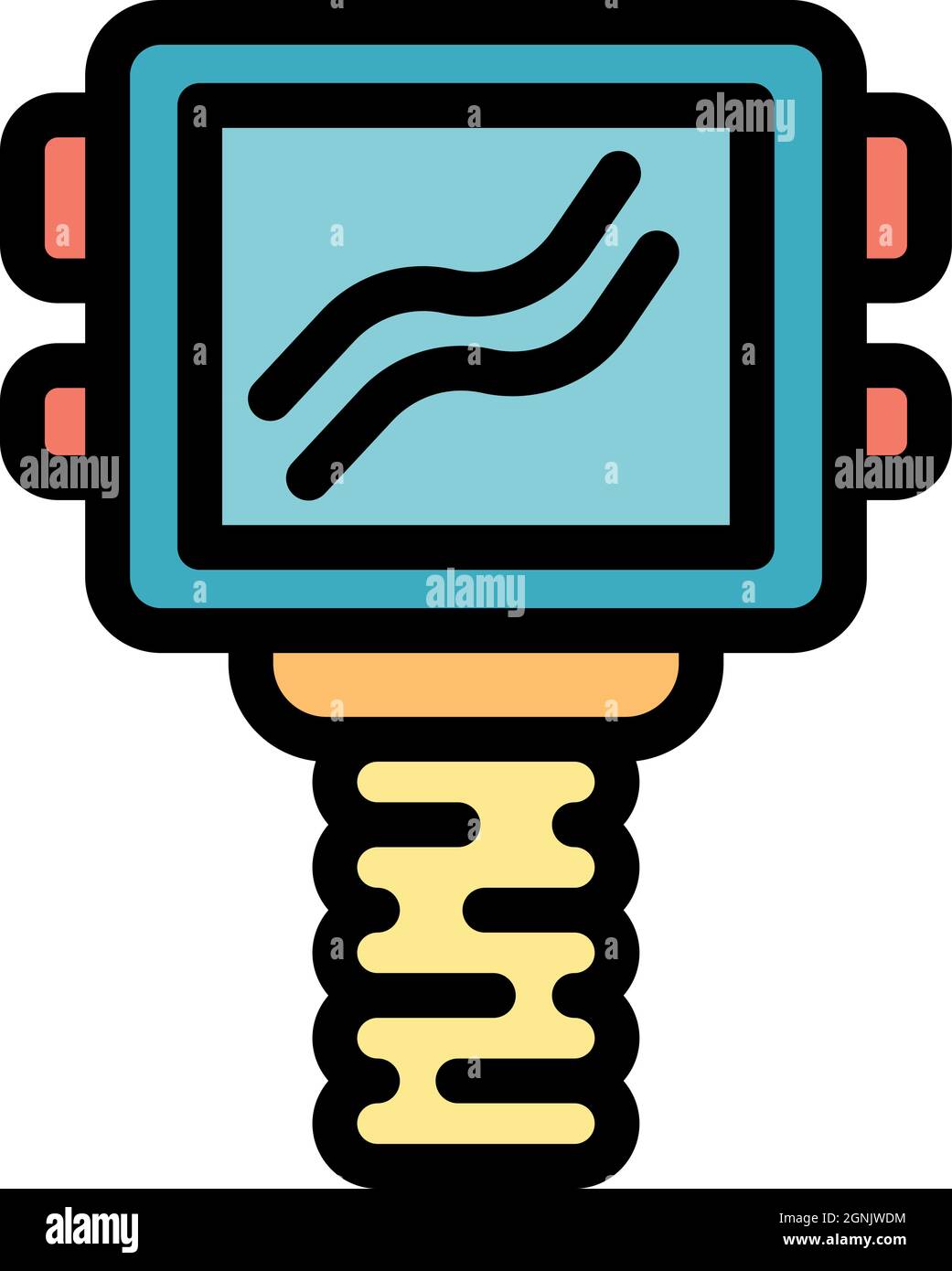 Thermal imager device icon. Outline thermal imager device vector icon ...