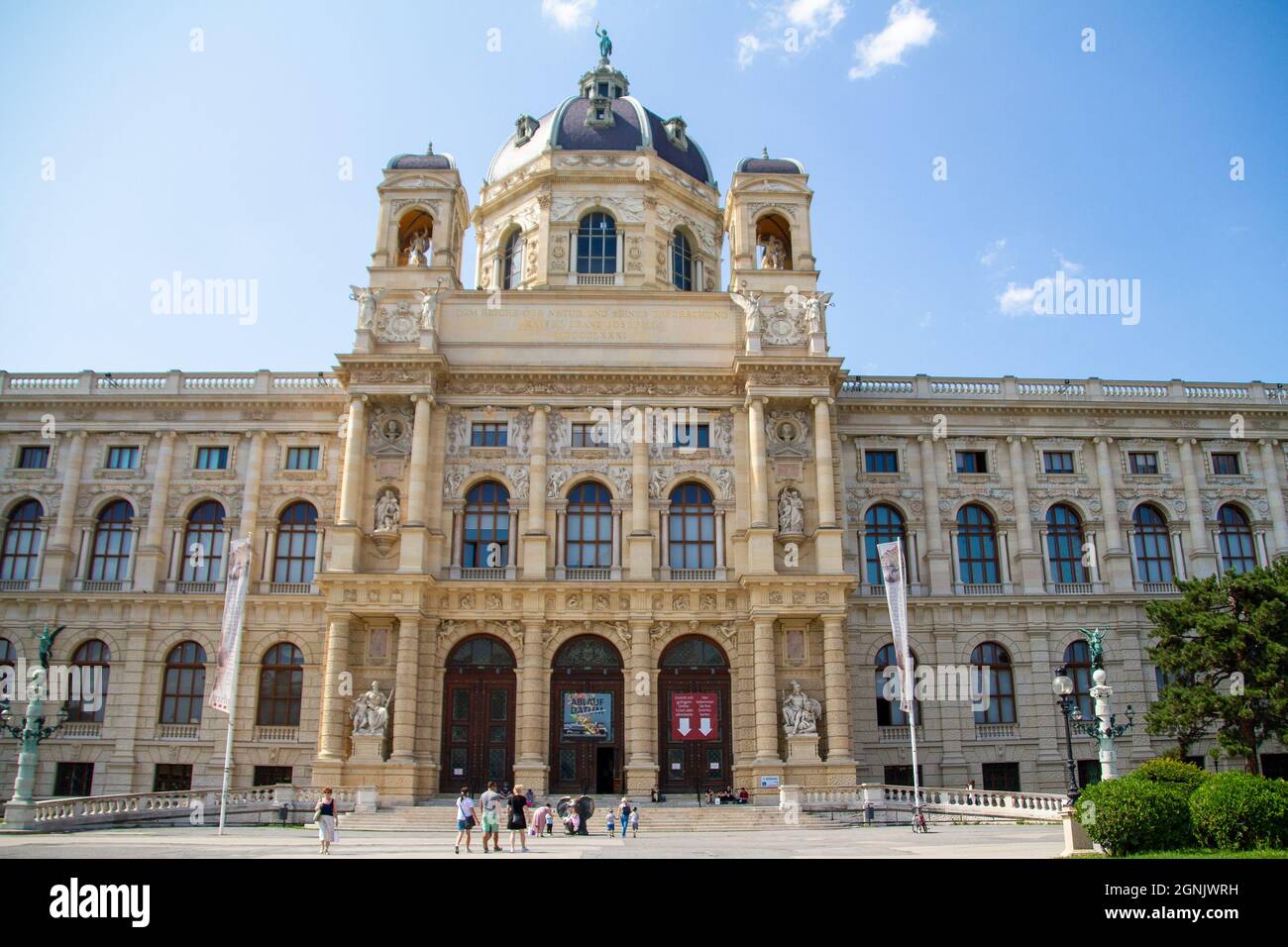 Vienna, Austria, July 23, 2021. The Natural History Museum in Vienna ...