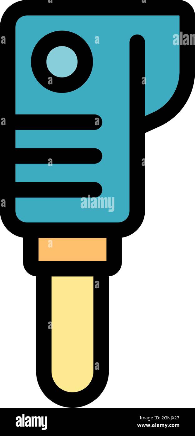 Temperature thermal imager icon. Outline temperature thermal imager ...