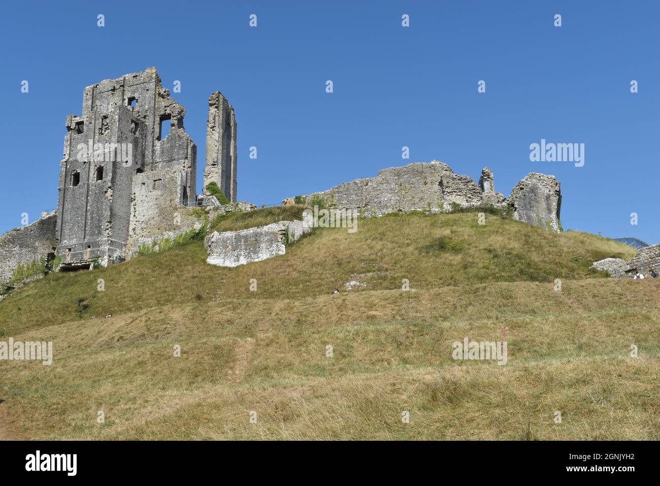 Corfe Castle Dorset Stock Photo - Alamy