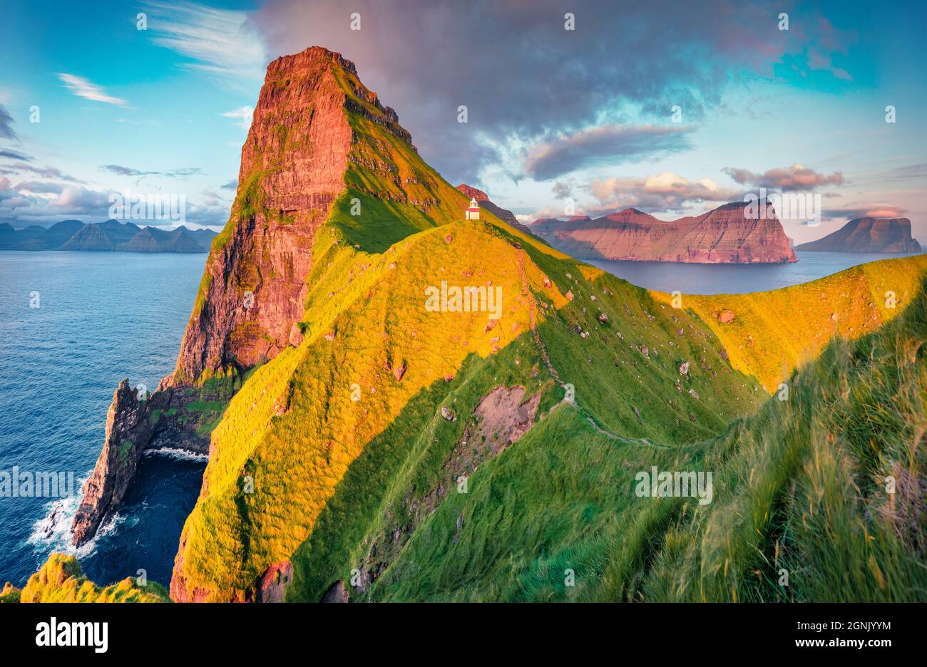 Aerial landscape photography. Unbelievable morning view of Kallur ...