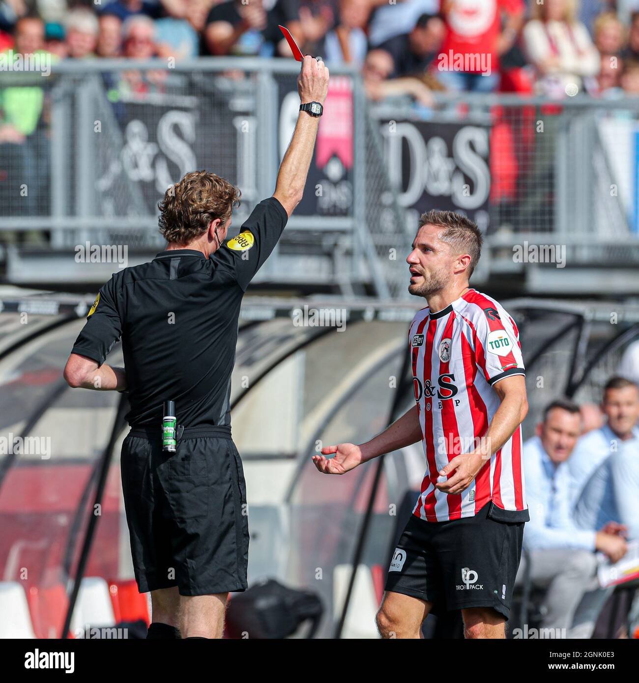 ROTTERDAM, NETHERLANDS - SEPTEMBER 26: Aaron Meijers of Sparta ...