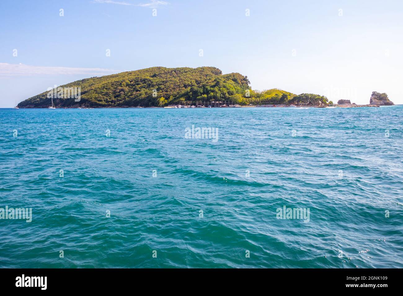St. Nicholas Island near Budva, Montenegro Stock Photo - Alamy
