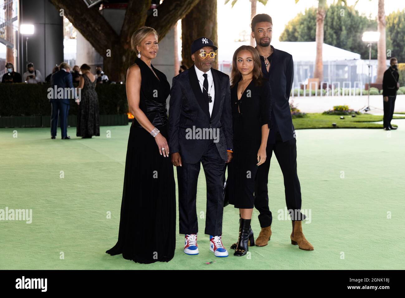 US director Spike Lee attends with his wife US producer Tonya Lewis Lee ...