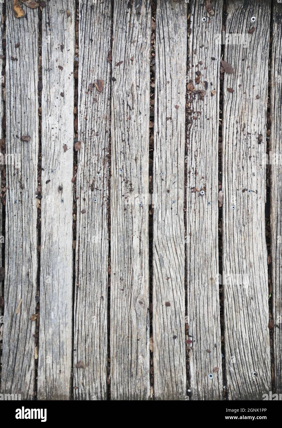 A texture of vertical wooden boards with corroded surface Stock Photo ...