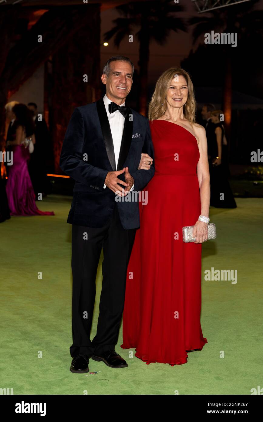 Los Angeles Mayor Eric Garcetti and wife Amy Wakeland attend The ...
