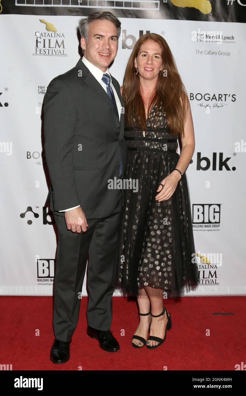 LOS ANGELES - SEP 24: Chad Parks, Erin Keefer at the 2021 Catalina Film ...