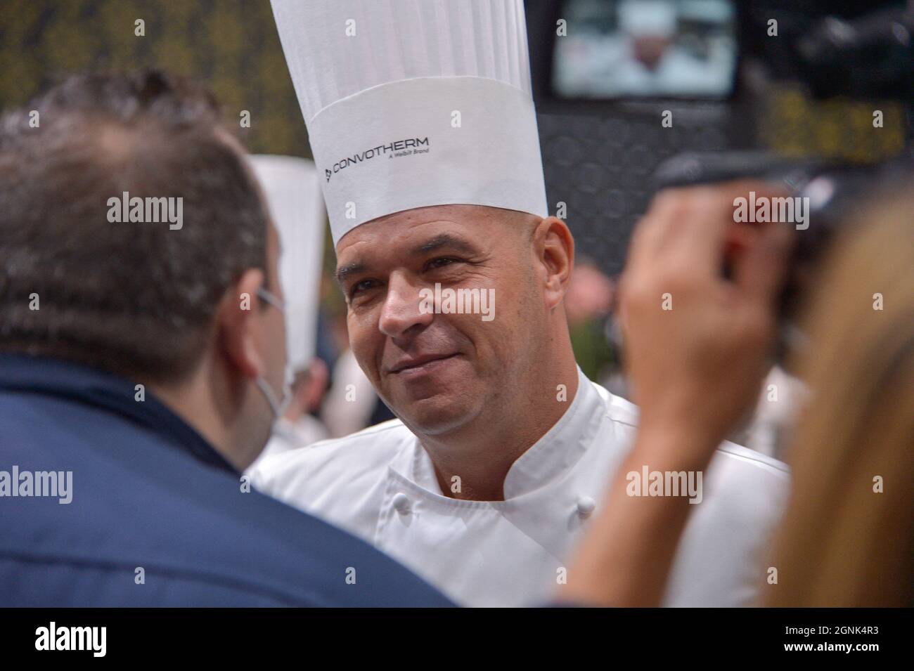 Jerome Bocuse during Bocuse d'Or Finale ahead of Sirha 2021 in Lyon ...