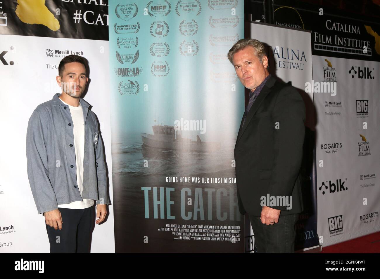 LOS ANGELES - SEP 24: Matthew Balzer, Bill Sage at the 2021 Catalina Film Festival - Friday Red ...