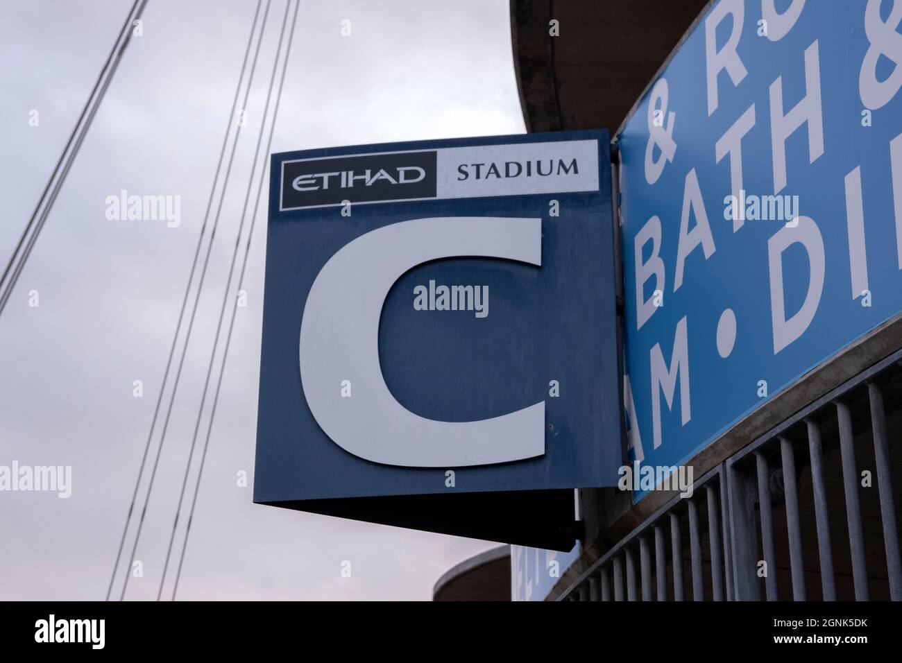 Manchester city stadium entrance hi-res stock photography and images ...