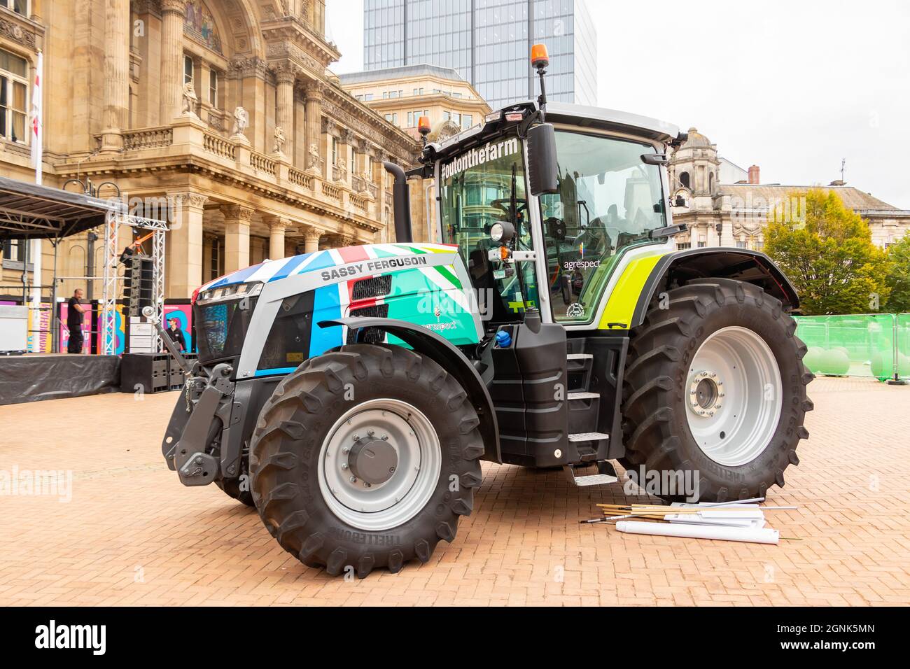 Massey Ferguson tractor - Sassy Ferguson with pride rainbow graphics at ...