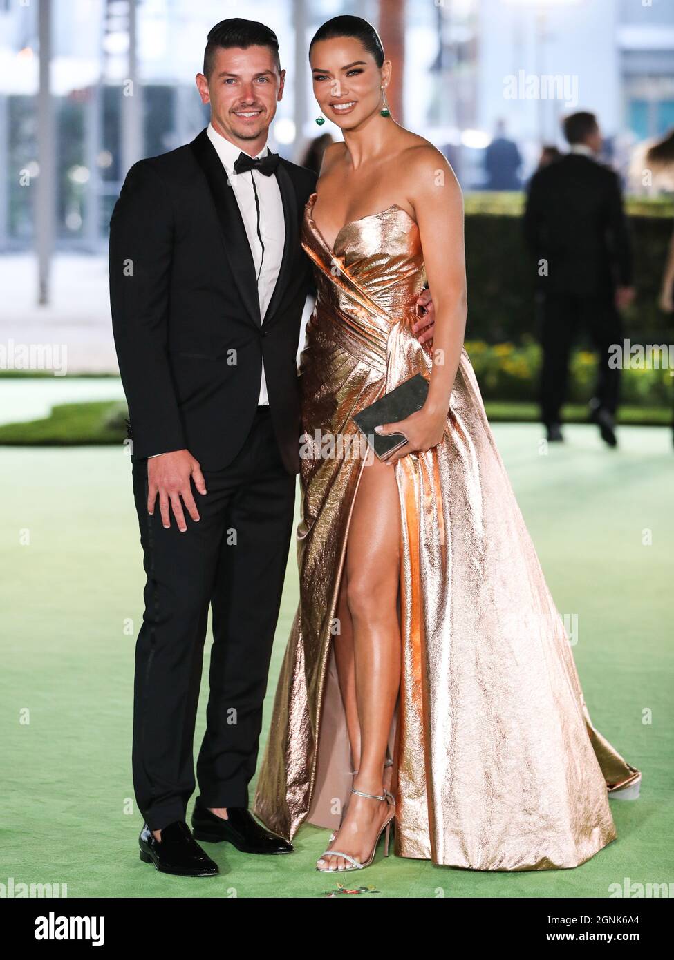 LOS ANGELES, CALIFORNIA, USA - SEPTEMBER 25: Andre L III and girlfriend ...