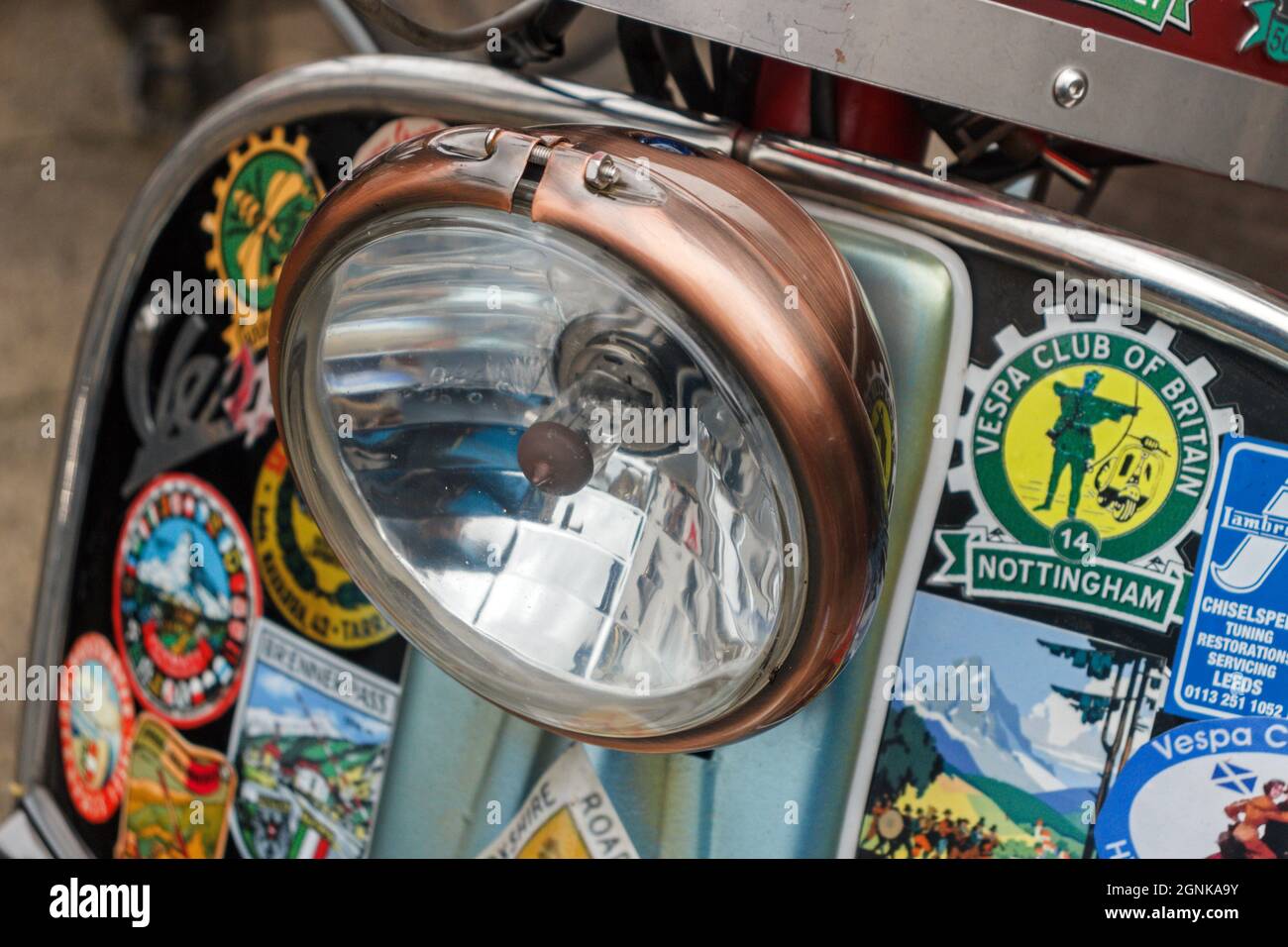 Vespa. Ribble Valley Scooter Rally 2021 Stock Photo - Alamy