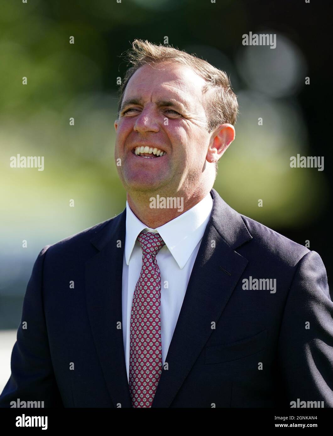 File photo dated 24-09-2021 of Trainer Charlie Appleby during day two ...