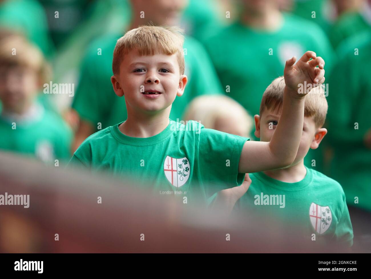 Irish fans show their support hi-res stock photography and images - Alamy