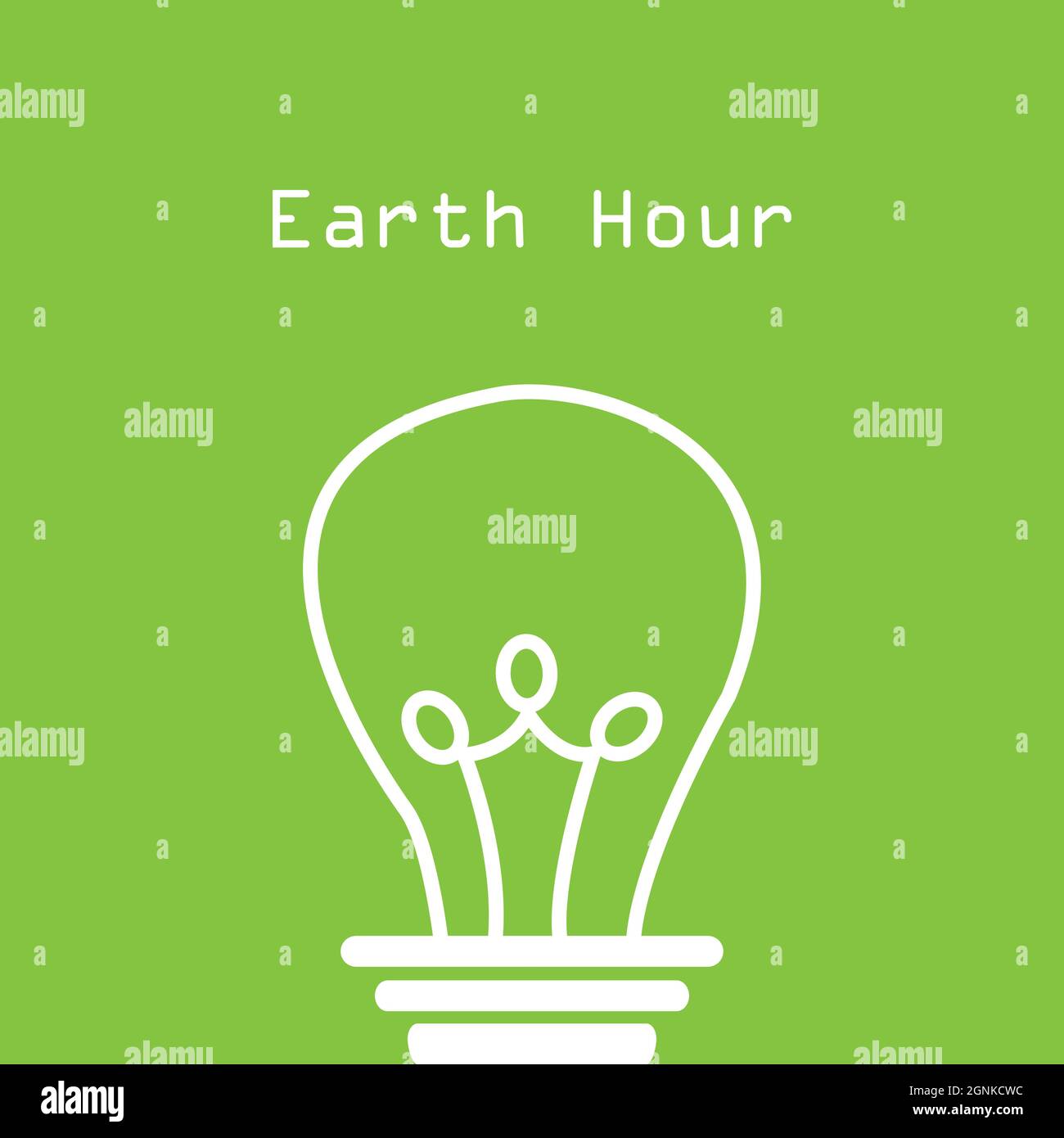 illustration of elements of Earth Hour background Stock Vector Image ...
