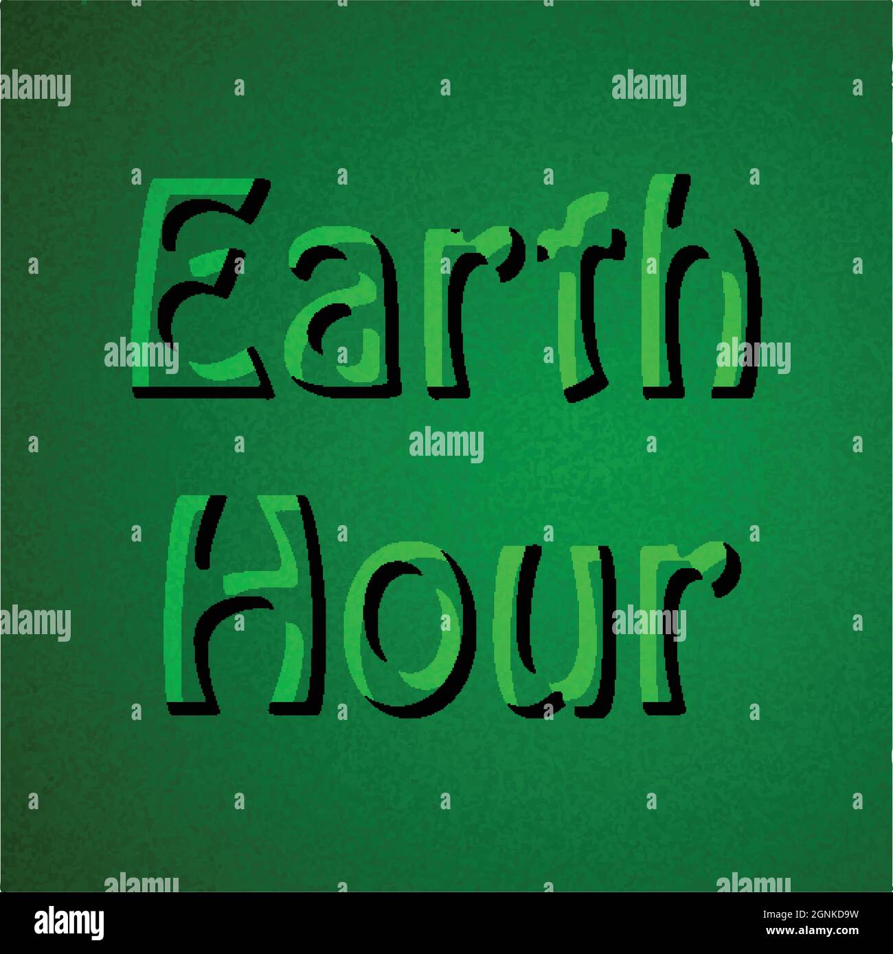 illustration of elements of Earth Hour background Stock Vector Image ...