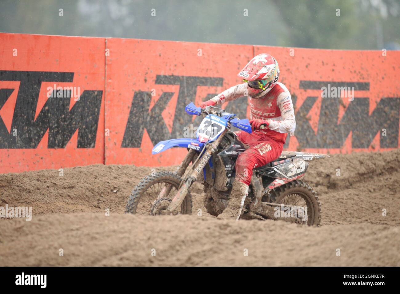Valentin Guillod (SUI, Yamaha) during the 2021 MXGP - Motocross of ...