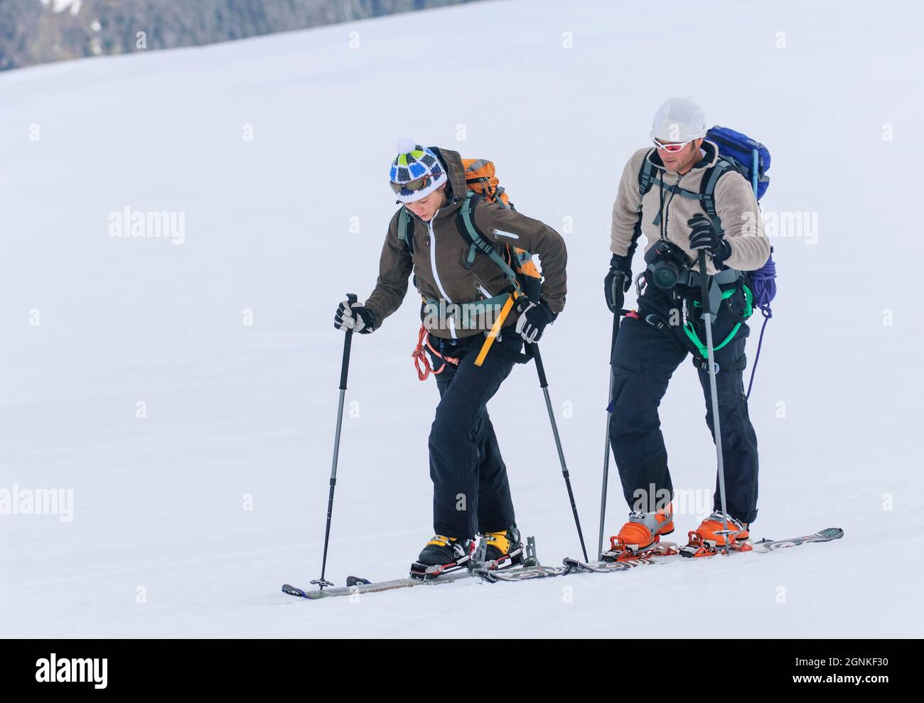 High alpine adventure on glacier in tirol mountains - ski ...