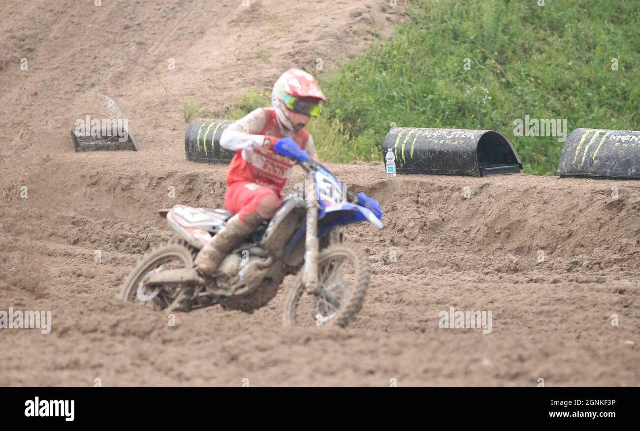 Valentin Guillod (SUI, Yamaha) during the 2021 MXGP - Motocross of ...