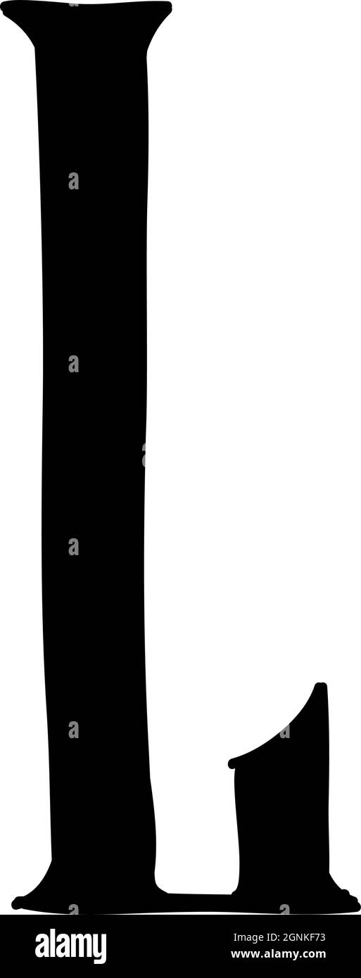 Latin letter L. Vector. Logo for the company. Icon for the site ...