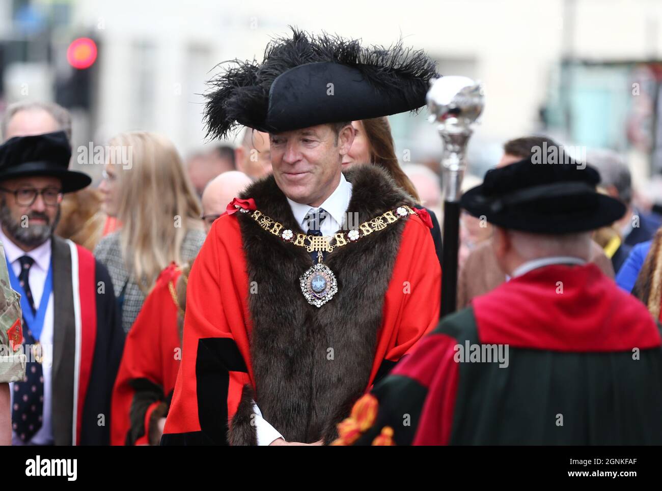 London, England, UK. 26th Sep, 2021. Lord Mayor of London WILLIAM ...