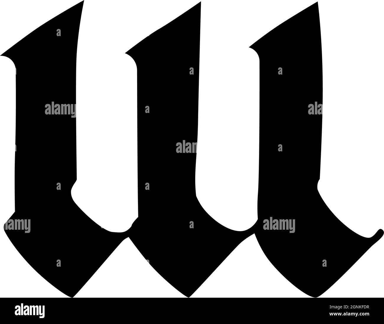 Goth alphabet Stock Vector Images - Alamy