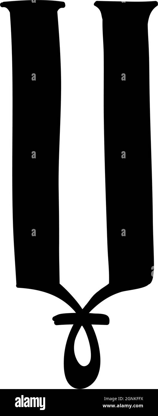 Latin letter U. Vector. Logo for the company. Icon for the site ...