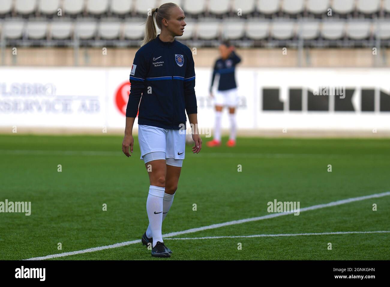 Matilda Plan (29 Eskilstuna) during warmup ahead of the game in the ...