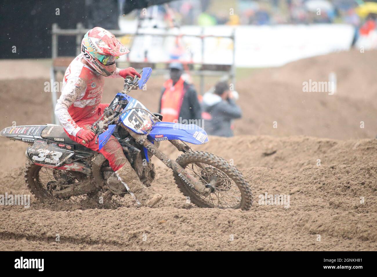 Valentin Guillod (SUI, Yamaha) during the 2021 MXGP - Motocross of ...