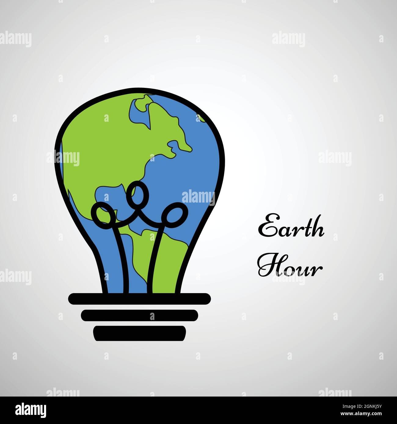 Earth Hour Background Stock Vector Image & Art - Alamy