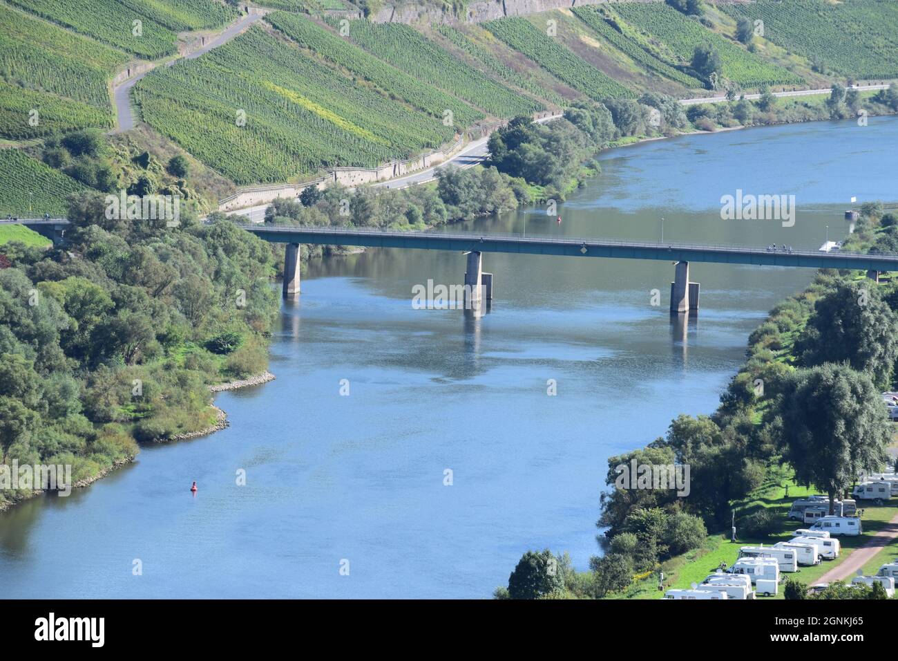 Mosel valley with village Reil Stock Photo - Alamy