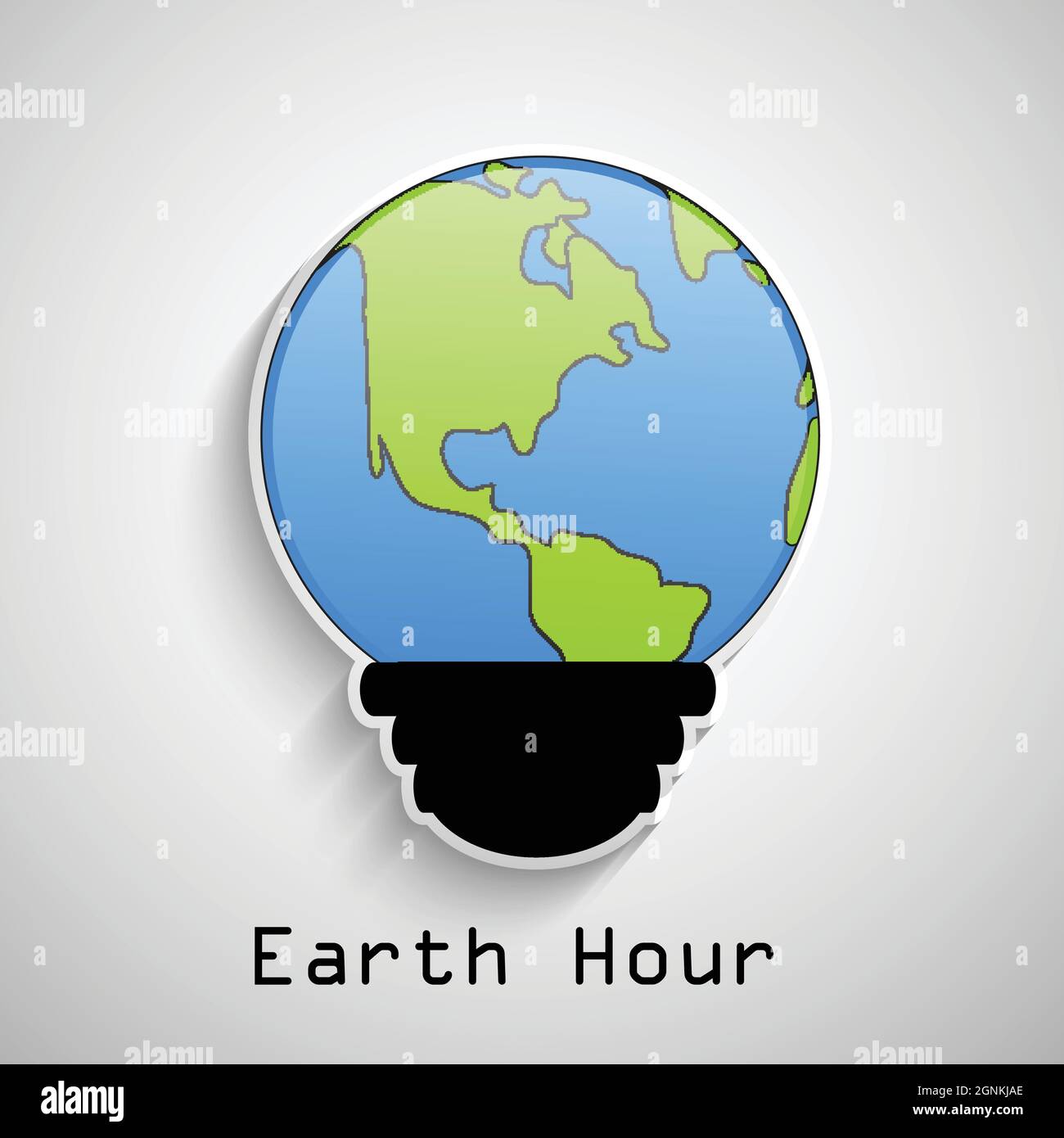 Earth Hour Background Stock Vector Image & Art - Alamy