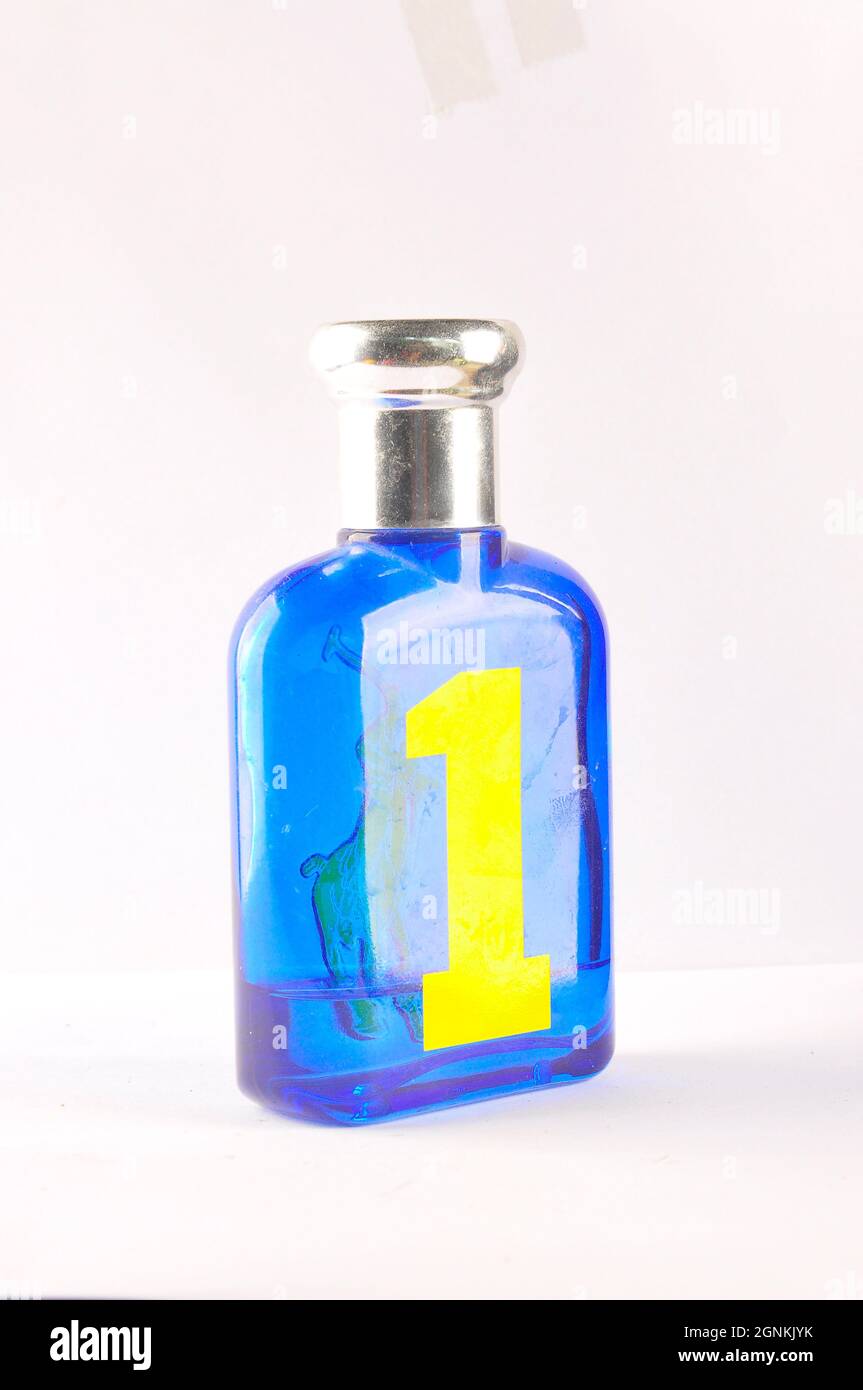 Polo parfum on white background Stock Photo - Alamy