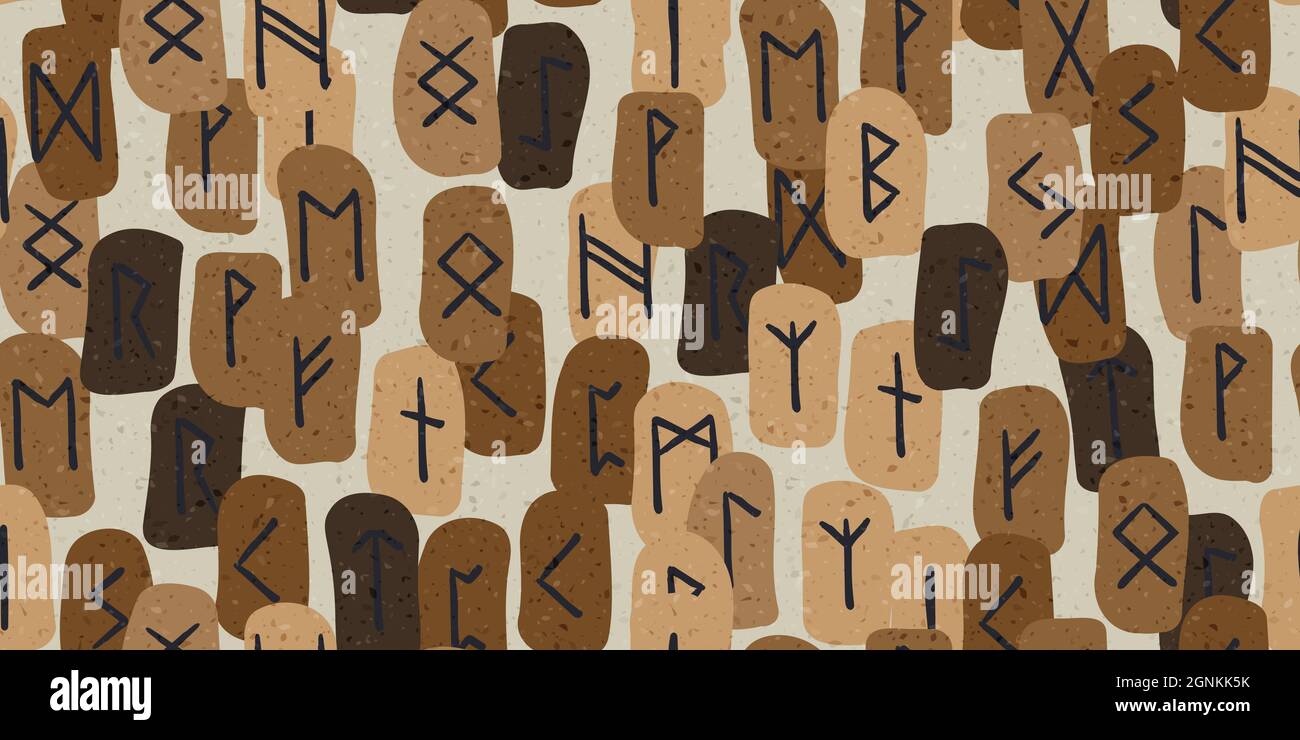 Runic font Stock Vector Images - Alamy