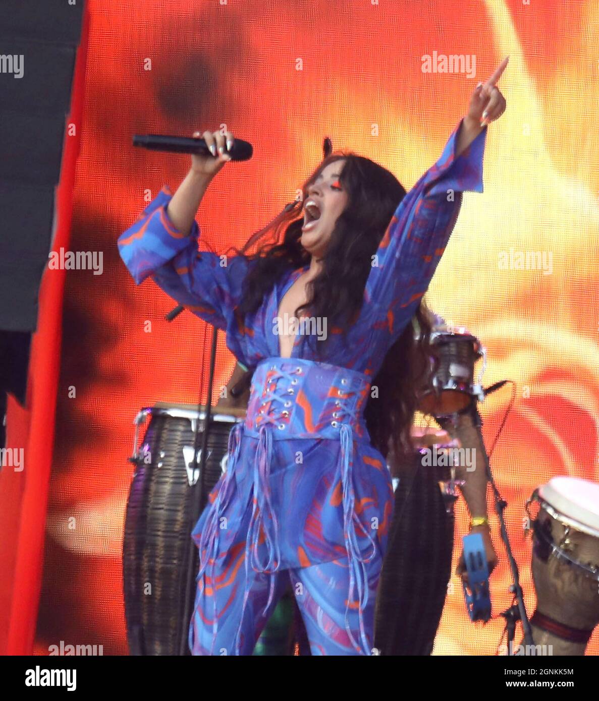 September 25, 2021, New York, New York, USA: Singer CAMILA CABELLO ...