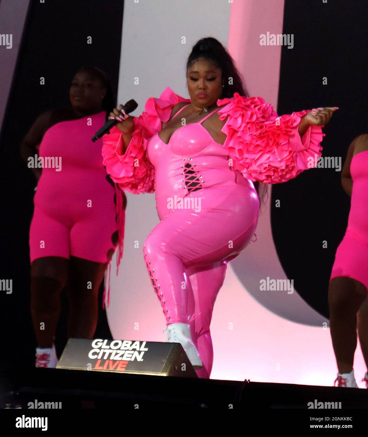 September 25, 2021, New York, New York, USA: Singer LIZZO attends the ...