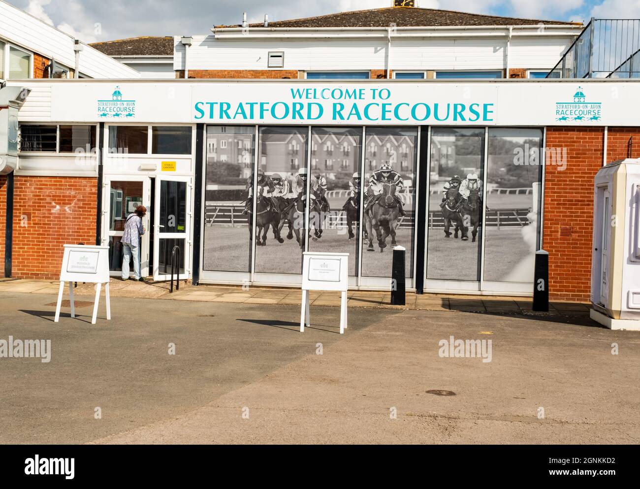 Stratford, Warwickshire, UK – September 2021. Race control, offices and ...