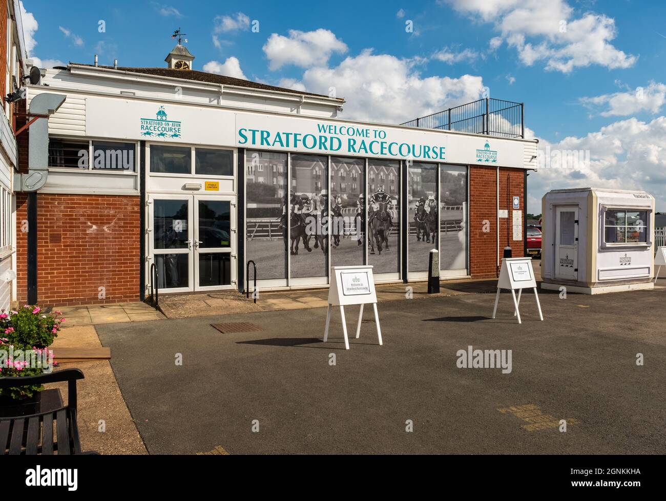 Stratford, Warwickshire, UK – September 2021. Race control, offices and ...