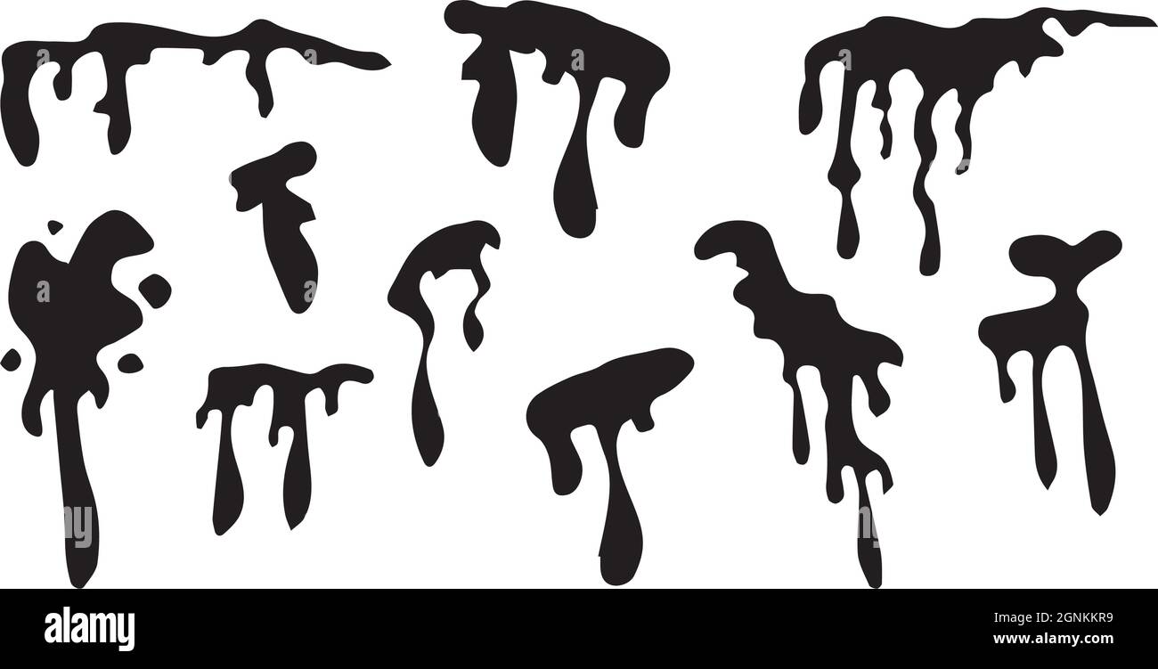 Blood streaks white background Cut Out Stock Images & Pictures - Alamy