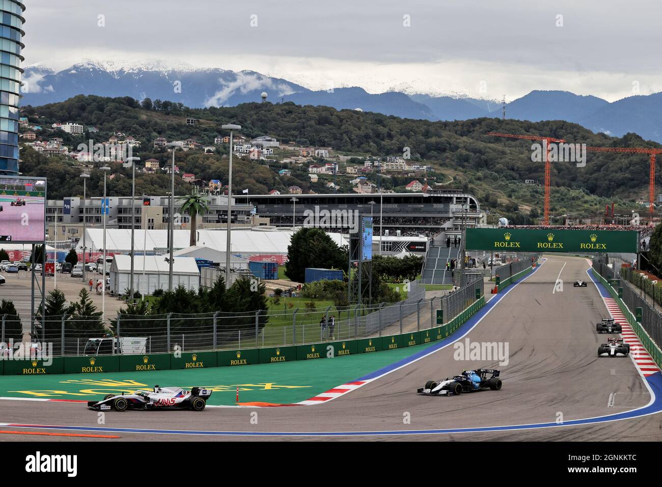 Nikita Mazepin (RUS) Haas F1 Team VF-21. Russian Grand Prix, Sunday ...
