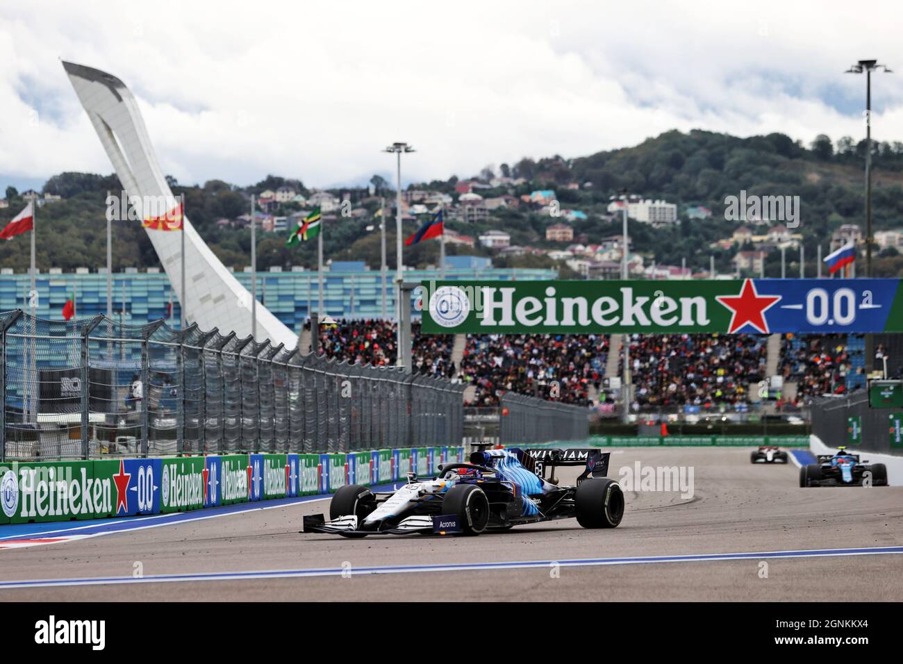 George Russell (GBR) Williams Racing FW43B. Russian Grand Prix, Sunday ...