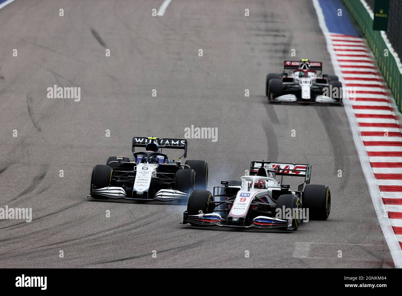 Nikita Mazepin (RUS) Haas F1 Team VF-21. Russian Grand Prix, Sunday ...