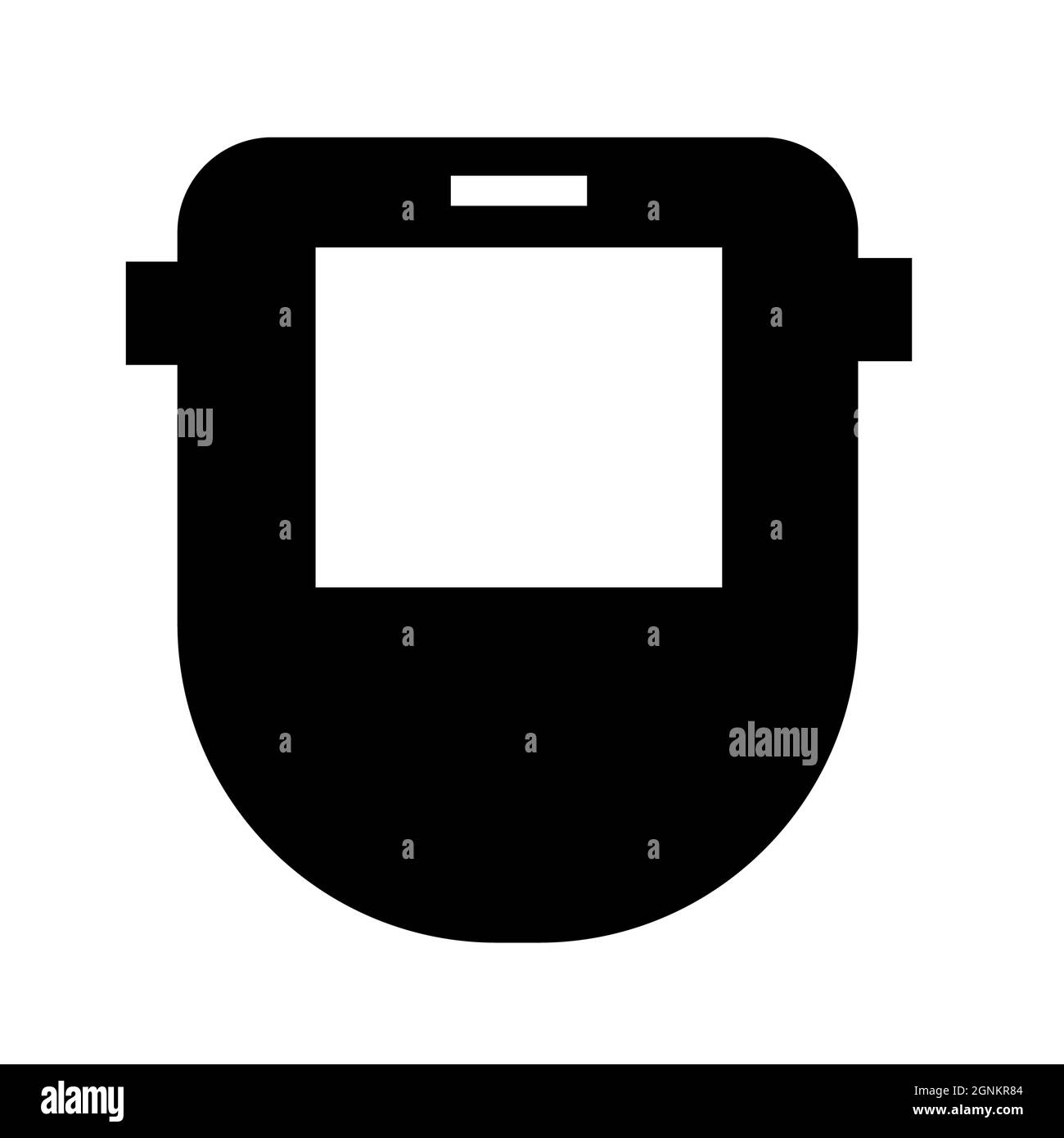 Construction tools icon on white background. Protective welding mask ...