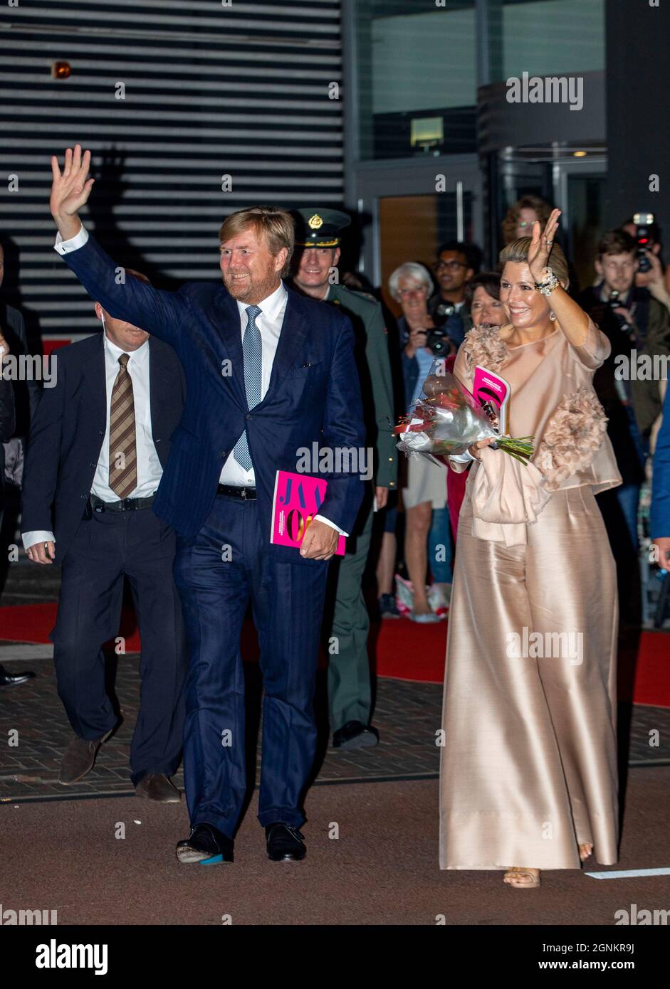 25-09-2021 Utrecht Queen Maxima and King Willem-Alexander attend the ...